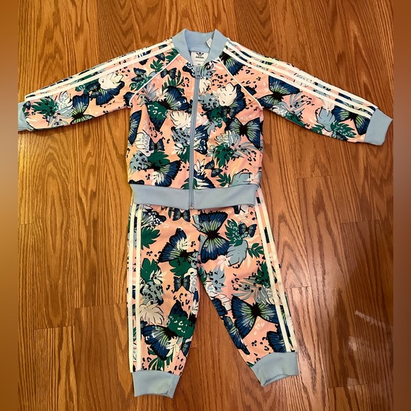 adidas | Matching Sets | Addidas Toddler Butterfly Trac Suit | Poshmark